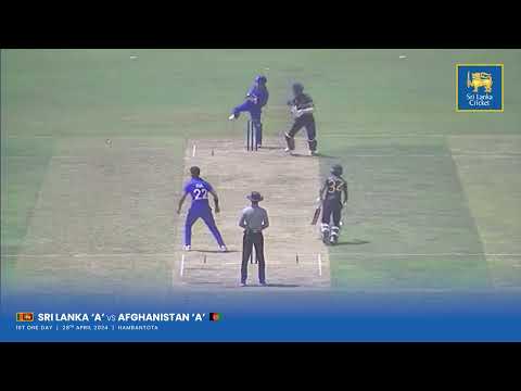 Nuwanidu Fernando SMASHES 83 (8x4, 2x6) | Sri Lanka A vs Afghanistan A