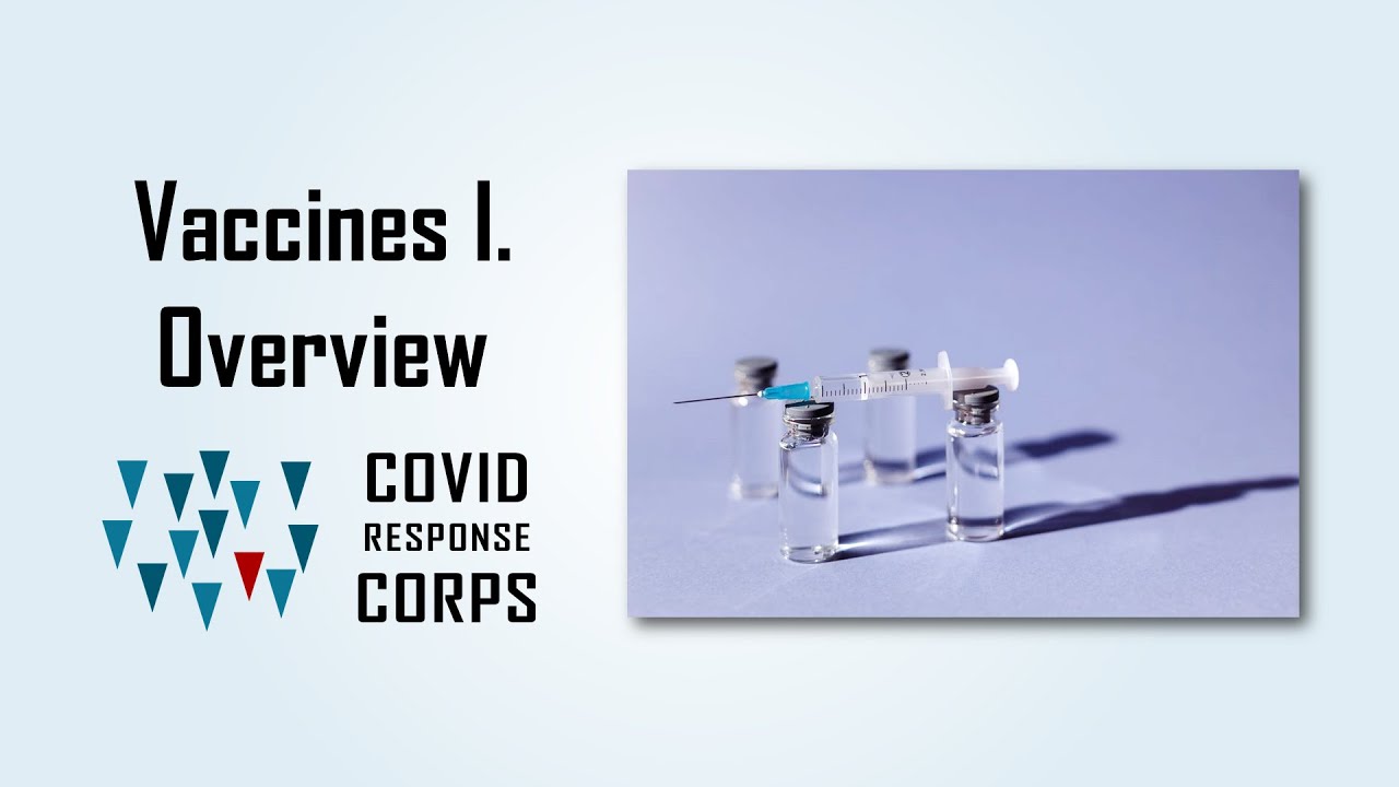 Vaccines, Part I. Overview