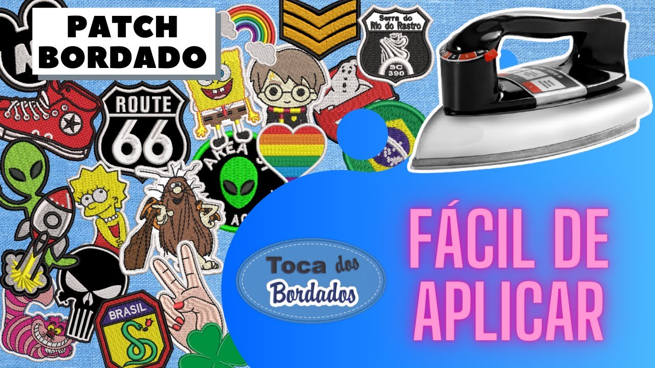 Aprenda de maneira fácil como aplicar seu Patch Bordado Termocolante