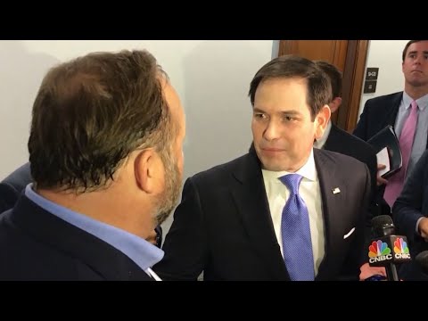 Sen. Rubio Clashes With InfoWars' Alex Jones