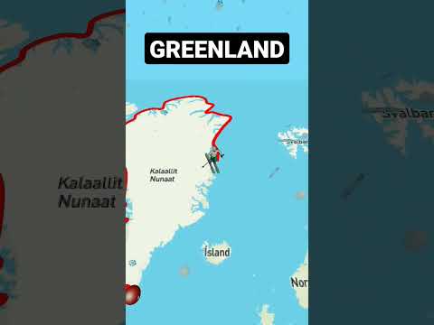 Largest Island in the world #island #islands #shorts #route #world #maps #largest #greenland