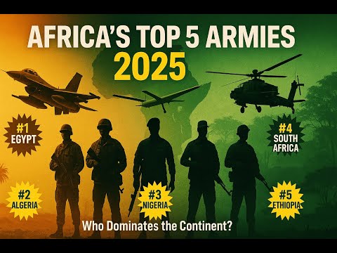 AFRICA’S TOP 5 ARMIES 2025 strongest army in Africa Global Firepower rank#egypt #ethiopia #naigreja
