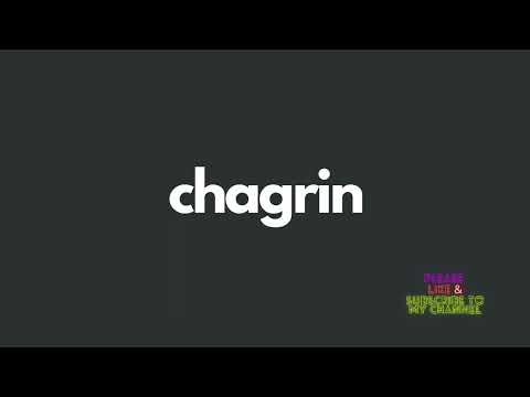 chagrin meaning