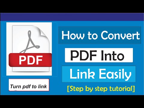How To Convert Pdf To Link