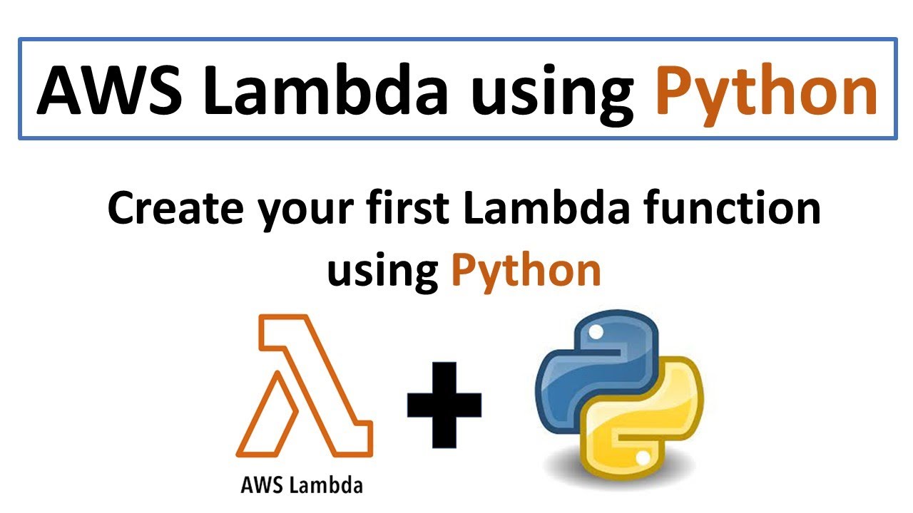 AWS Lambda using Python | How to create Lambda function in Python |AWS Lambda tutorial for beginners