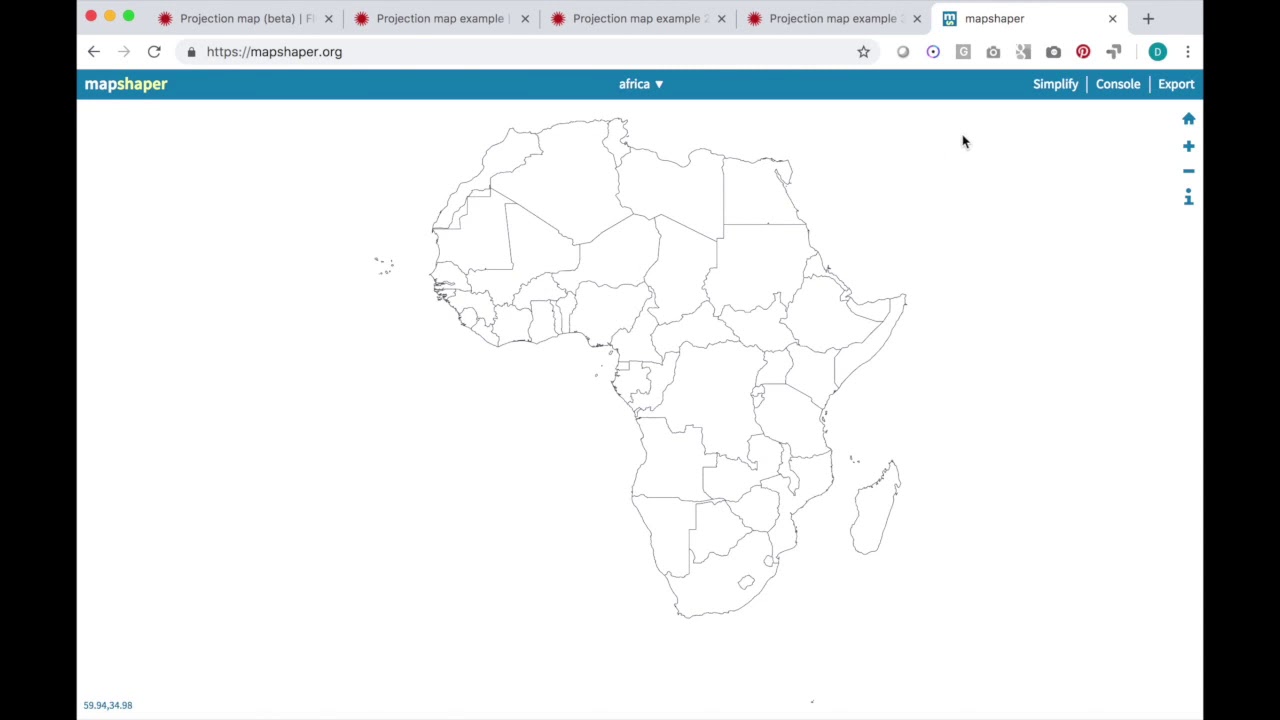 How to make data maps in Flourish using the ”Projection map“ template