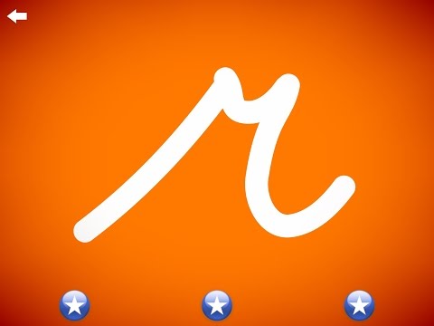 The letter r - Learn the Alphabet and Cursive Writing!