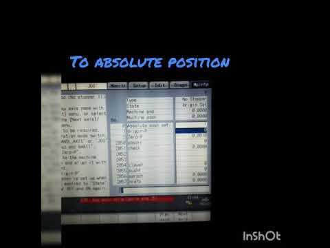HOW TO REFERENCE MITSUBISHI SYSTEM(Z70 ABS POS ERROR)#cncmachine