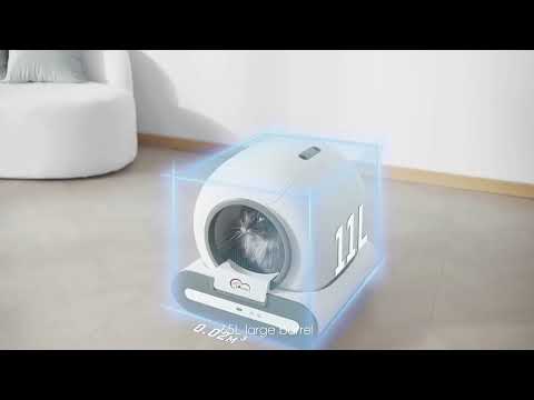 DOEL Smart Automatic Self-Cleaning Cat Litter Box – App-Controlled, Odor-Free, for Multiple Large