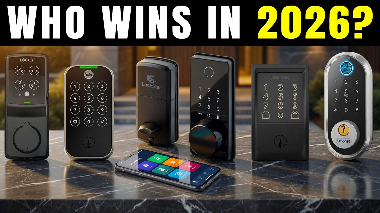 🔐 6 Best Smart Door Locks for Keyless Entry & Home Security [2026]