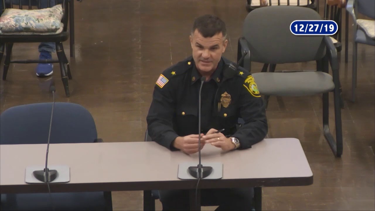 Deerfield Selectboard - December 27, 2019