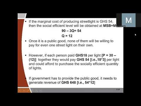 Public Goods (An introduction)