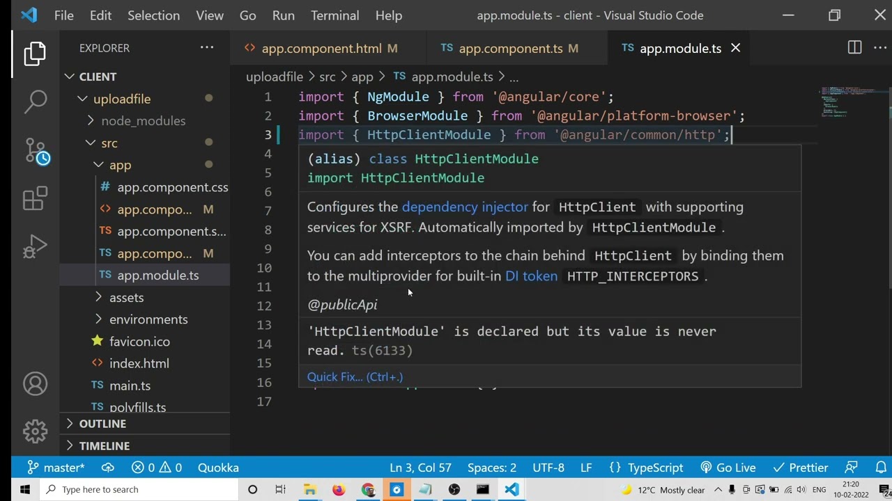 Angular 13 Project to Upload Single or Multiple Files to Node.js & Express Server Using Multer