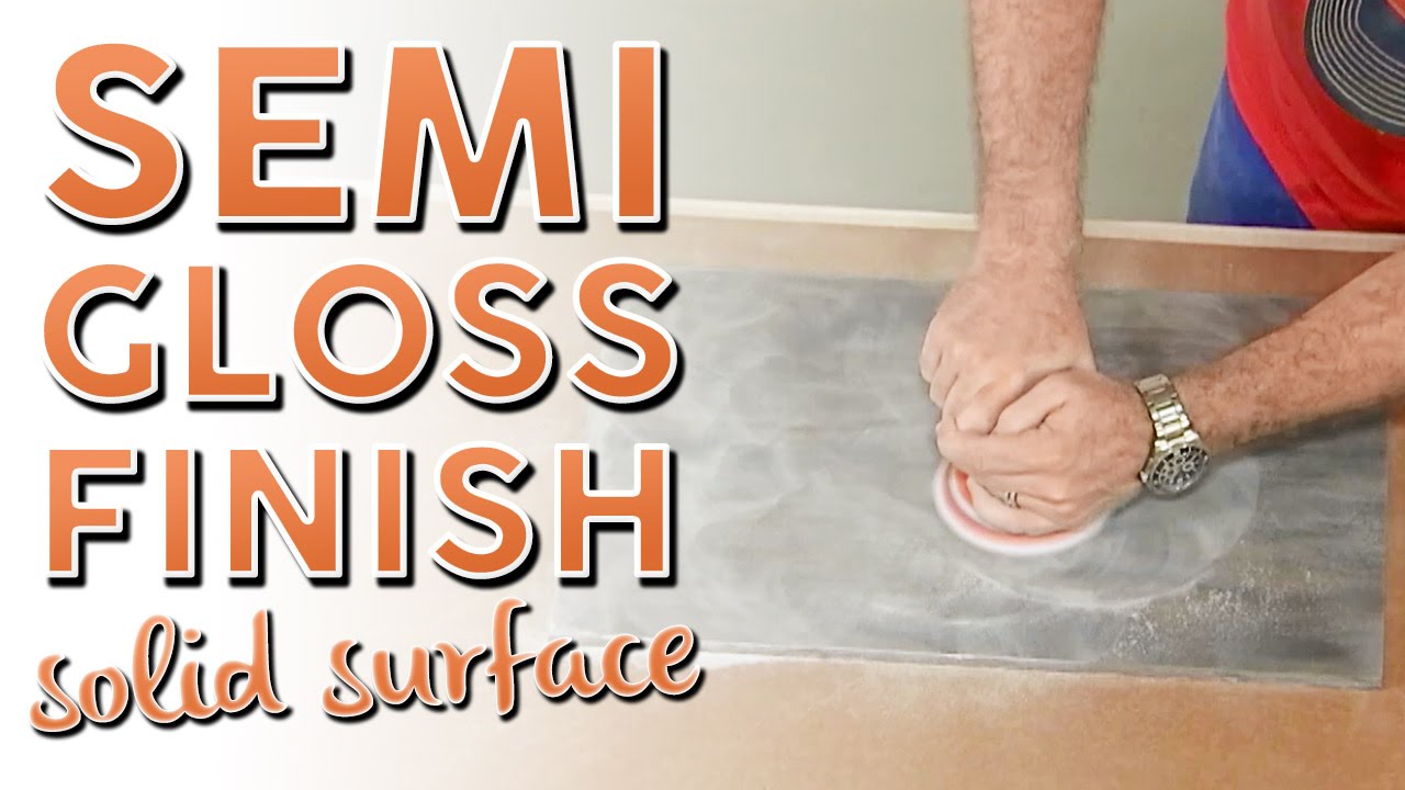 Semi Gloss Finishing Solid Surface