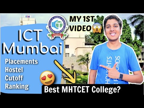ICT Mumbai❤️| Best MHTCET College?😱| Placements | Fees | Admission | College Review[2023]