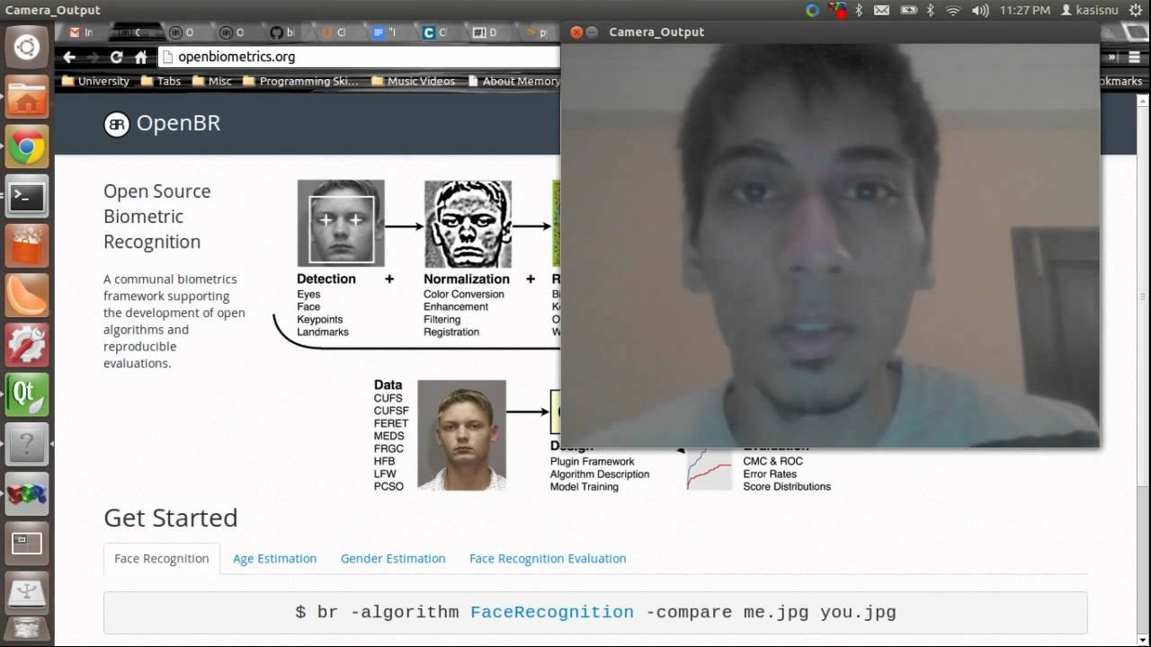 Face Recognition/Authenticatication using OpenBR(in under an hour)! - Smart logins