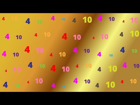 Numbers 4 & 10 in Judaism