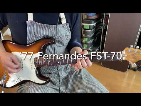 Fernandes FST-70 '77 Vintage MIJ Stratocaster Type Electric | Reverb