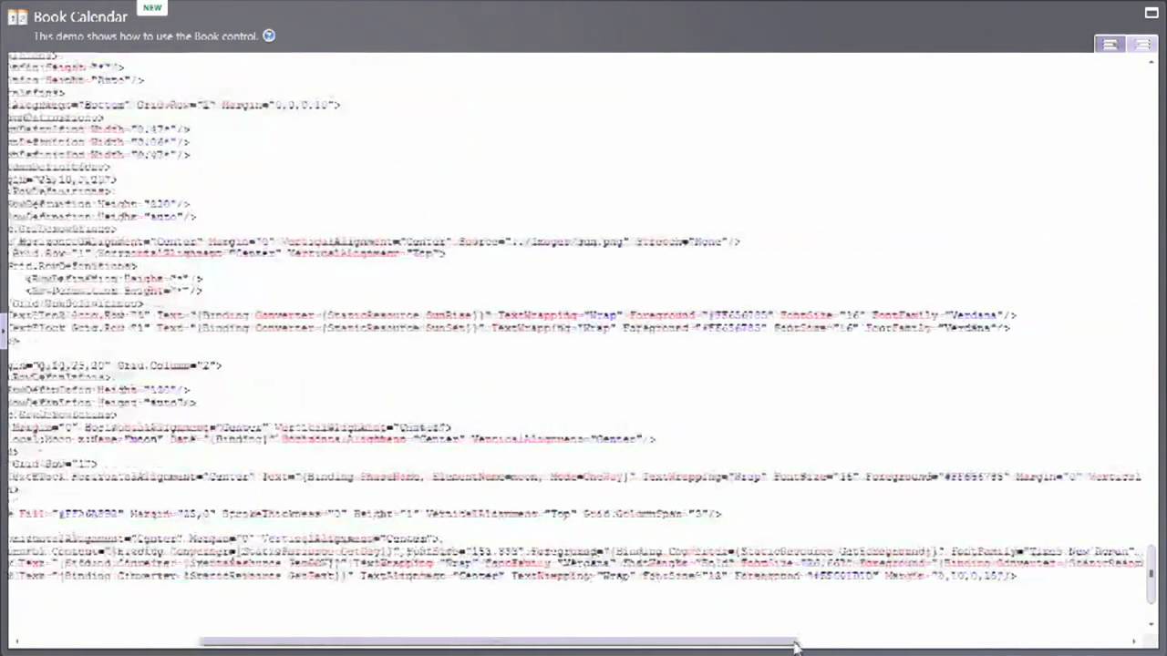 The Book Control for WPF - Feature Demo