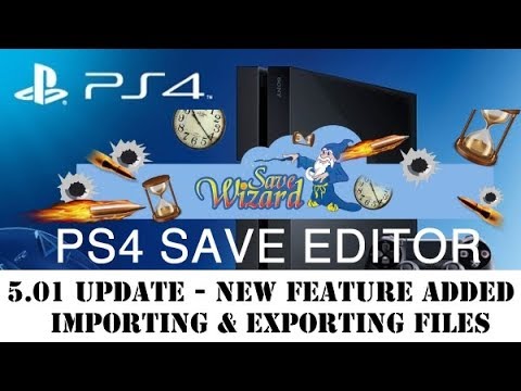 PS4 Save Wizard Updated - 5.05 Update | New Feature Advance Mode Importing & Exporting Flies