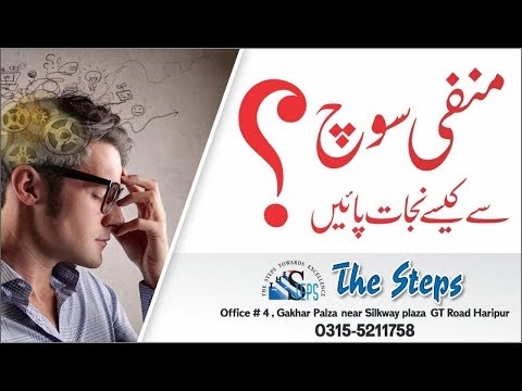 Stop Negative Thinking , Manfi Soch k ilaj. Manfya khayalat se nayjat kasa pyan Bure Khayal se nijat