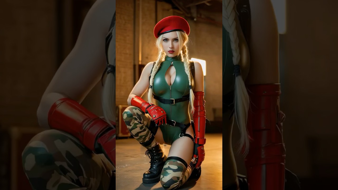 Realistic Cammy from Street Fighter | AI-Generated Beauty in Real Life #streetfighter  #Cammy #AIArt