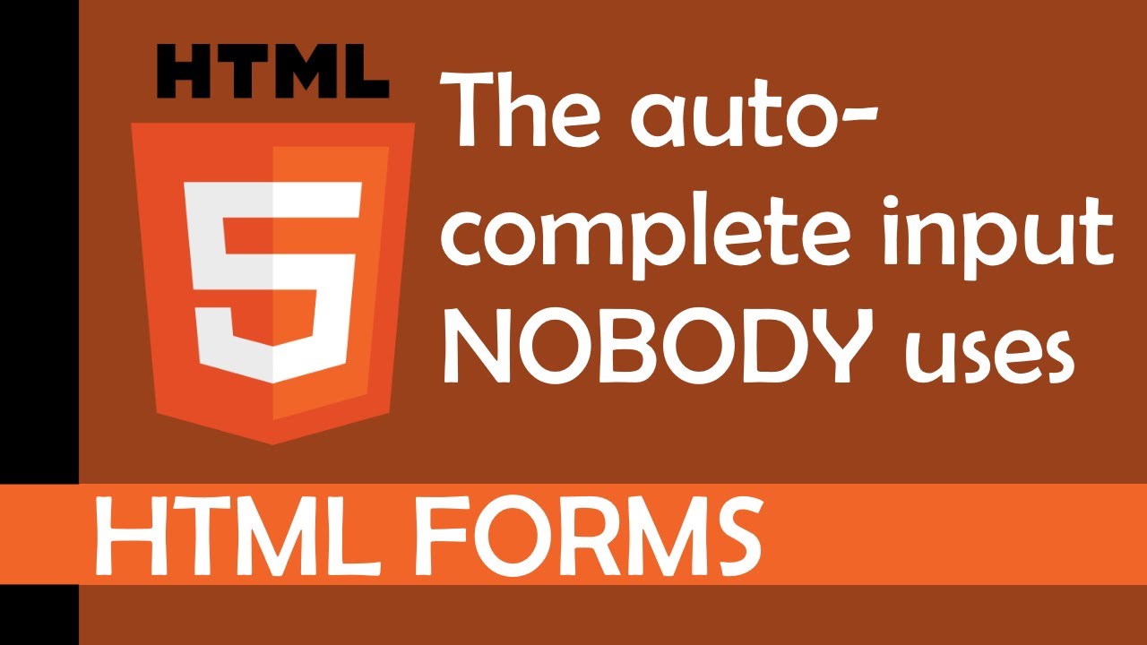 The autocomplete input nobody is using (HTML datalist tag)