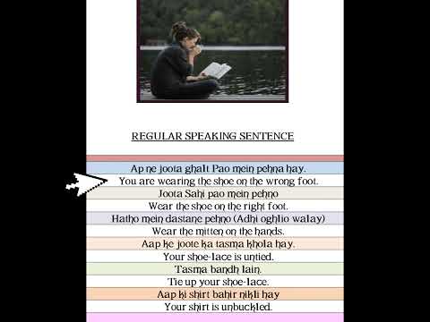 English Vocabulary || Shoe Words Vocabulary with Urdu / Hindi Translation sentences