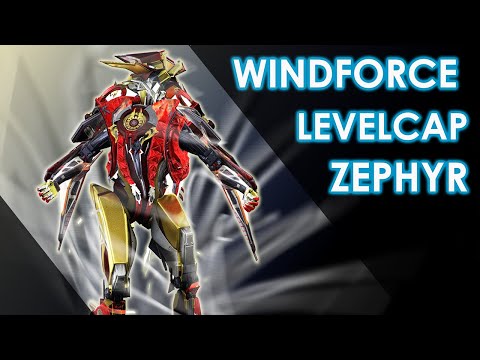 Windforce Zephyr | NO WEAPON Solo SP Circuit Levelcap Airburst DPS (Warframe)