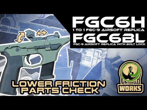🔫 FGC-6SF parts set for FGC-6H and FGC-6BL parts set GBB airsoft FGC-9 ...