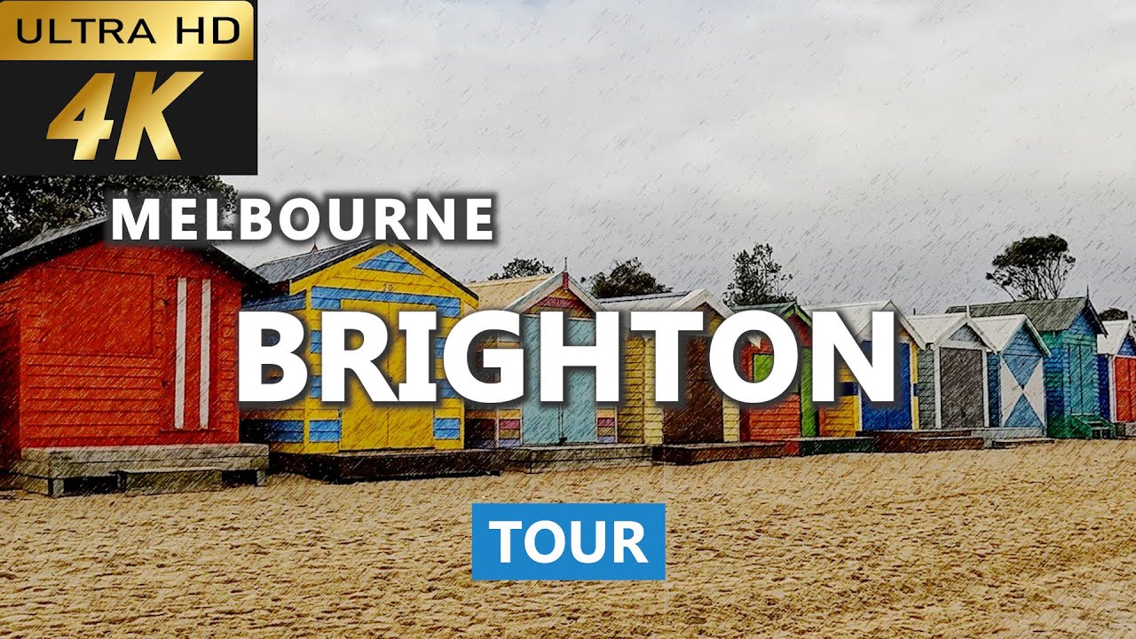 [4K] Brighton Melbourne Tour: See the Iconic Bathing Boxes