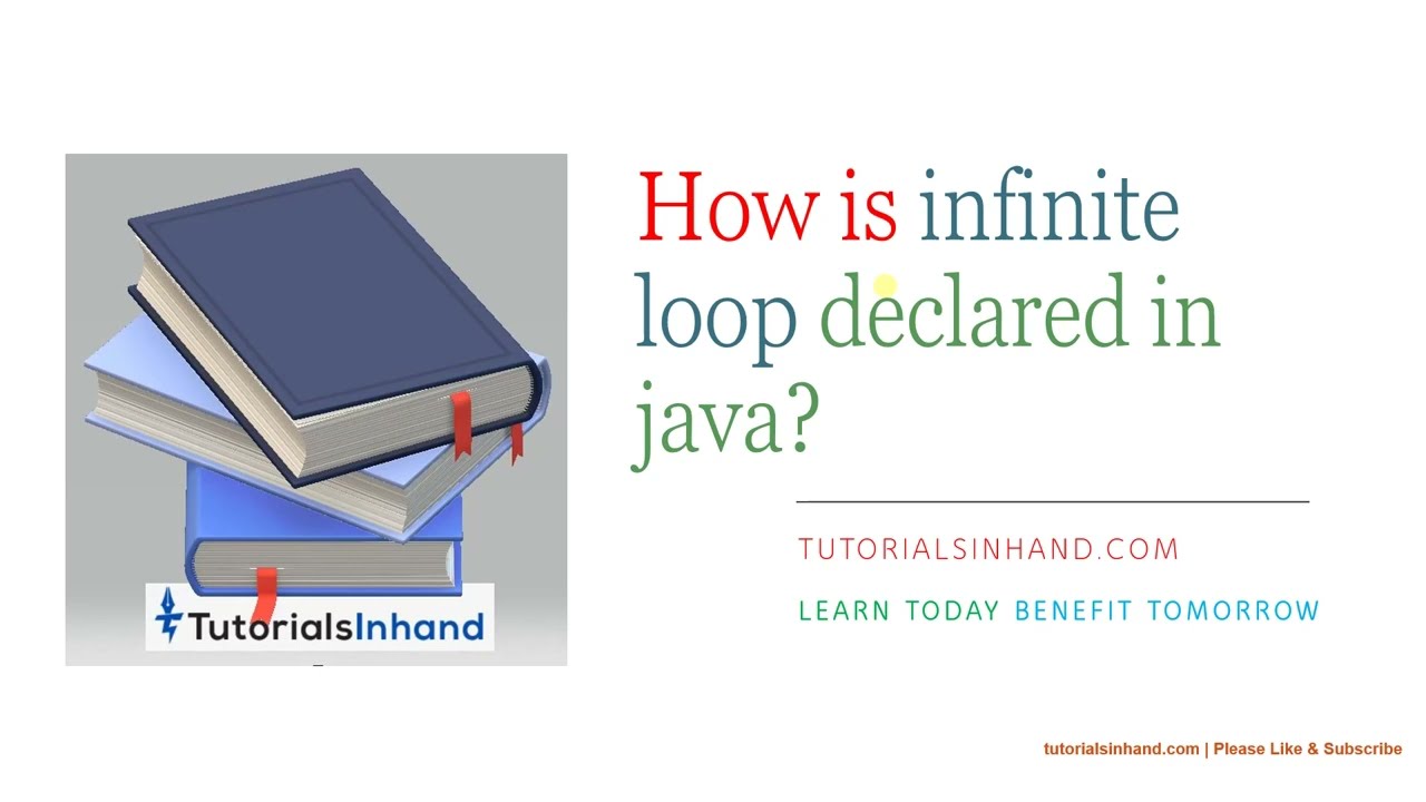 how is an infinite loop declared in java? | how to avoid infinite loop java?