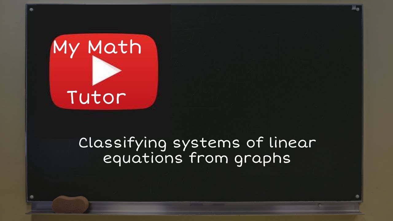Classifying systems of linear equations from graphs