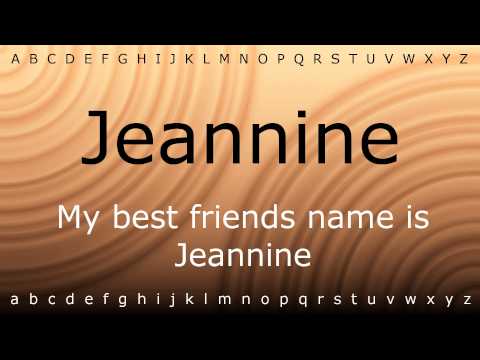 How to pronounce 'Jeannine' with Zira.mp4