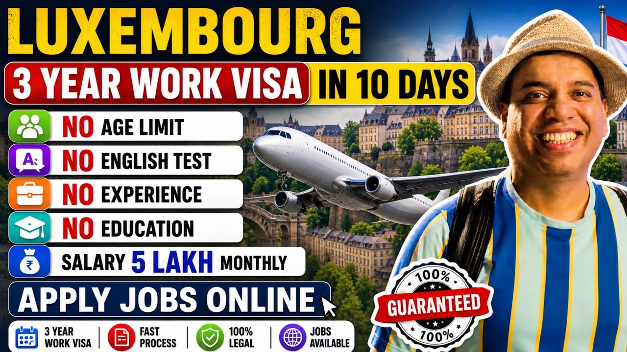 Luxembourg Jobs For Indian | How to apply Luxembourg jobs from india