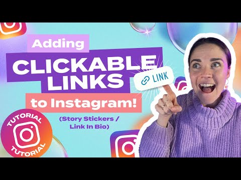 Instagram Tutorial: Adding Clickable Links to Your Instagram! (Story stickers/link in bio)
