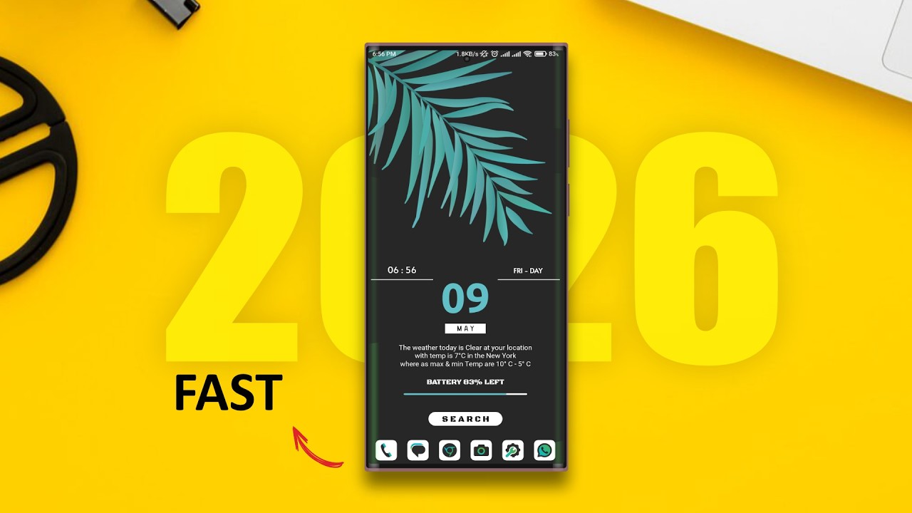 TOP 5 Clean and Fast Android Launchers You Must Try in 2026!