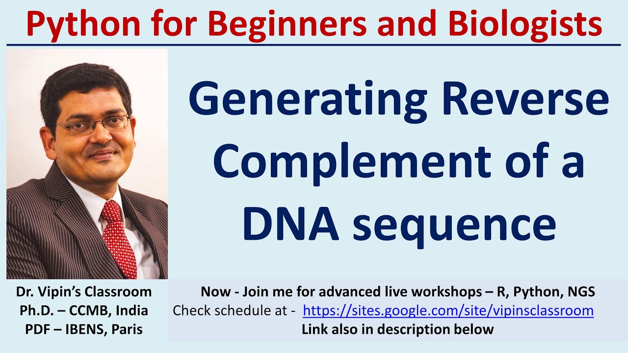 Reverse Complement of a DNA sequence | Python 12