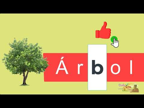 How to say Tree in Spanish ¨Árbol¨ | Dorka´s Spanish classes