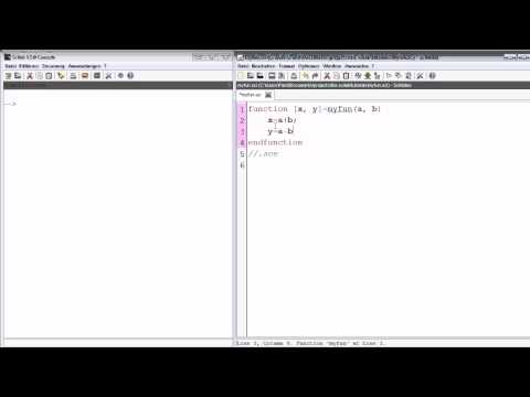 Scilab tutorial 7- Creating functions – Engineer tutorials