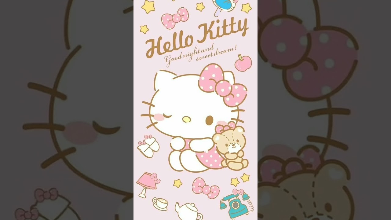Kawaii Hello Kitty Wallpapers #Shorts #HelloKittywallpapers #hellokittybackgrounds