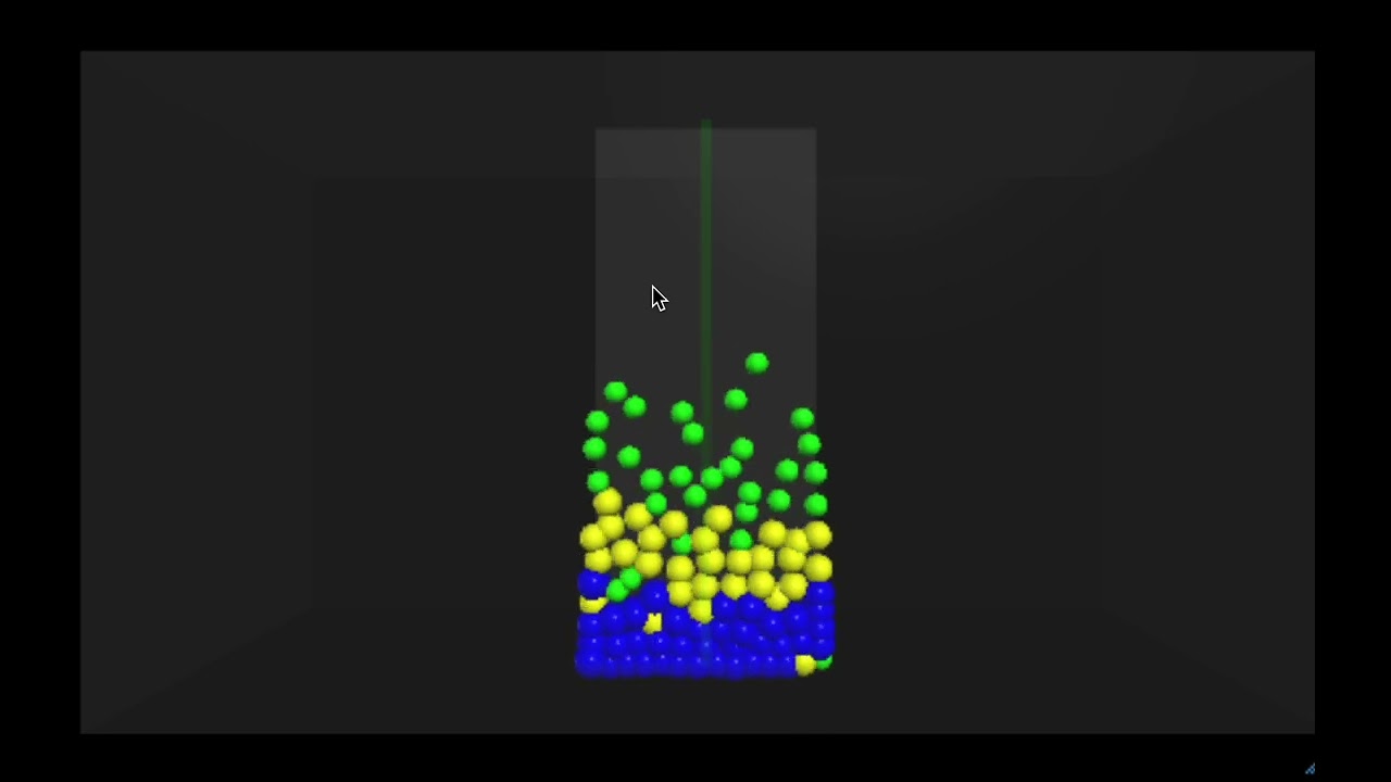 N-Body Fluid Simulation in VPython
