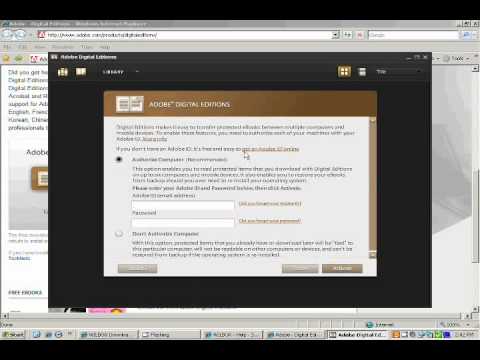 How to Install Adobe Digital Editions Software for eBooks