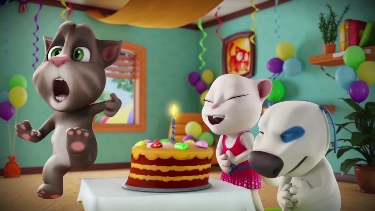 ¡Super torta de cumpleaños! - Cortos de Talking Tom (Ep. 44)