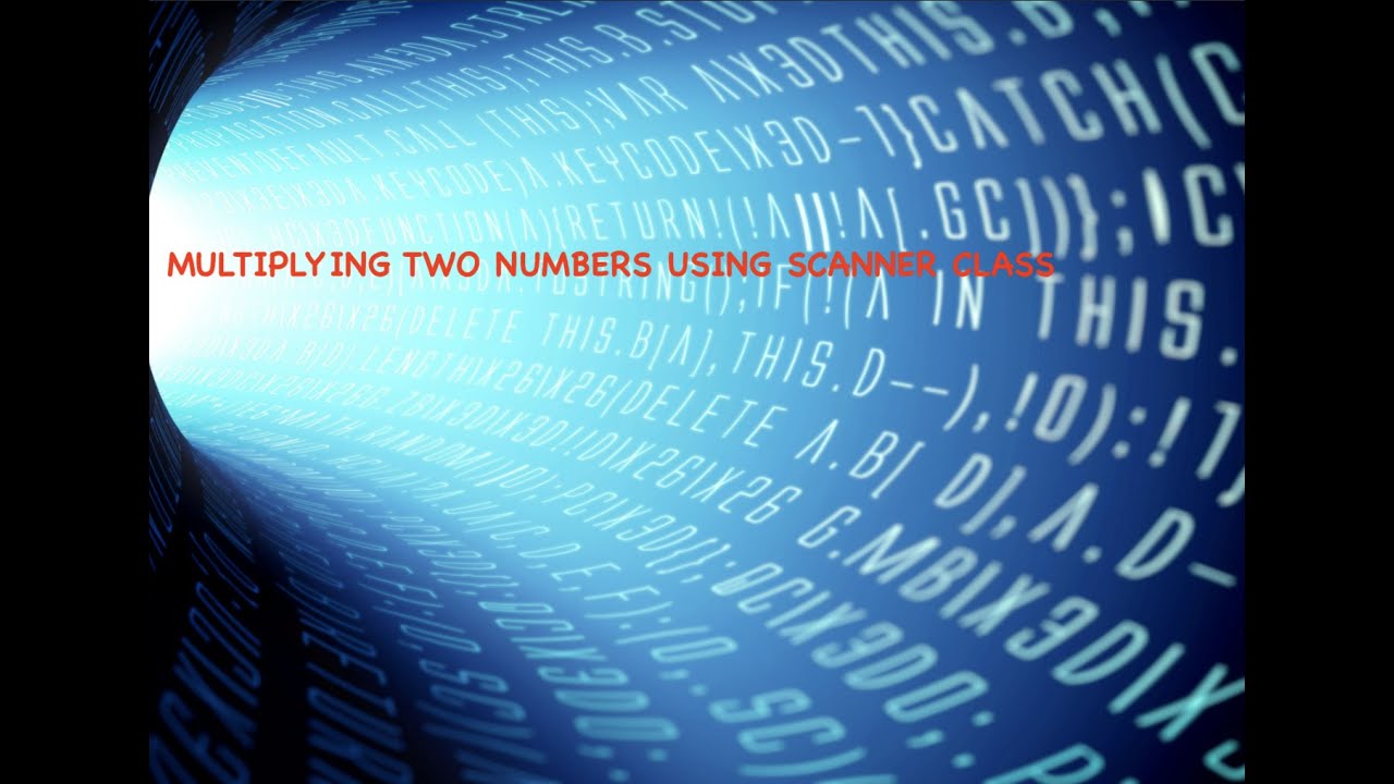 Multiplying two numbers using Scanner Class|Java Learning|BlueJ
