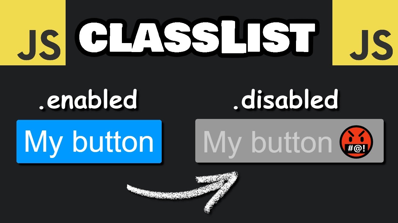 Learn the JavaScript classList property easy! 💡