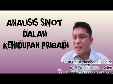 ANALISIS SWOT DALAM KEHIDUPAN PRIBADI || MOTIVASI