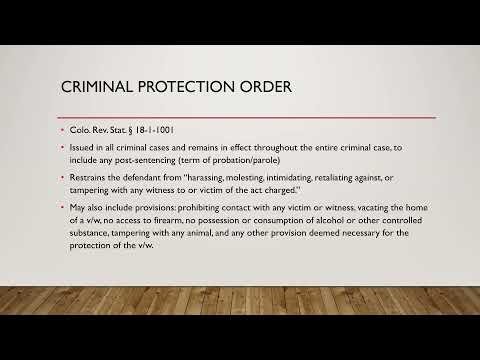 Know Your Rights- Protection Orders