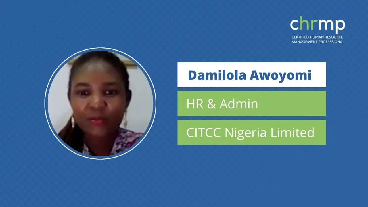 CHRMP Testimonial || Damilola Awoyomi