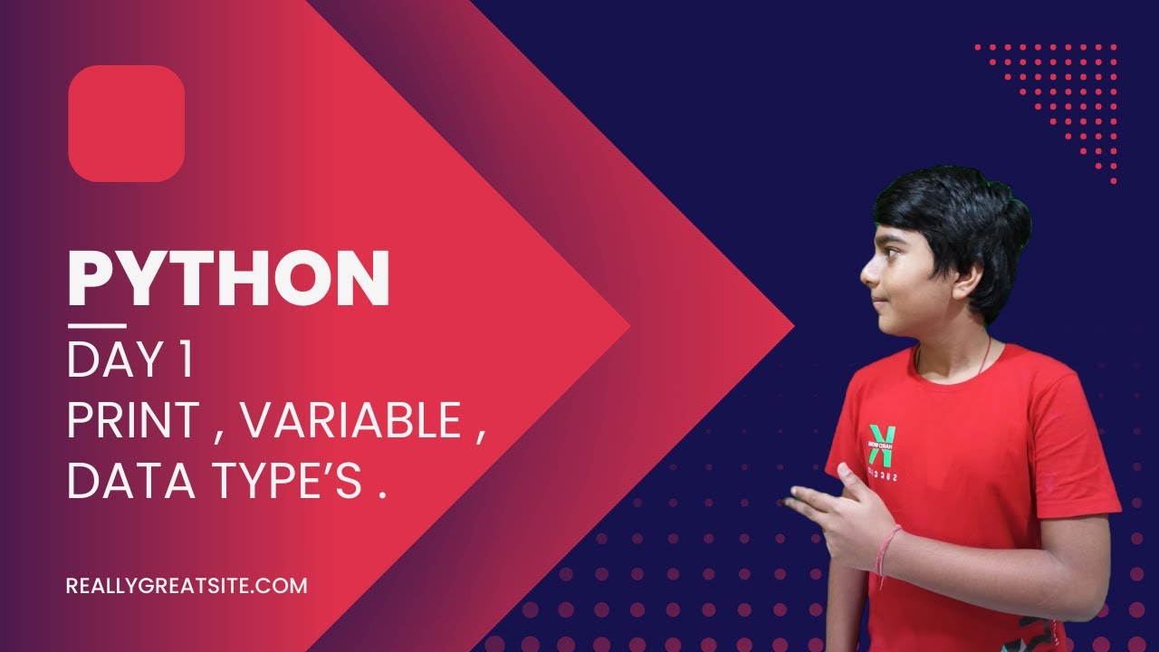 1 PYTHON TUTORIAL | DAY 1 | CODE RSR